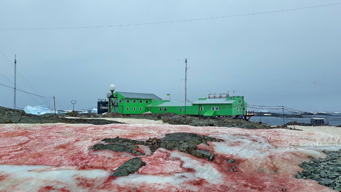 Fascinantne fotografije: Led na Antarktiku pocrvenio - Noob.ba