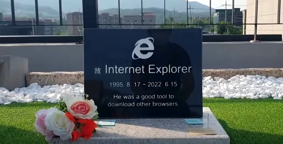 Južnokorejski softverski inženjer podigao spomenik Internet Exploreru ...